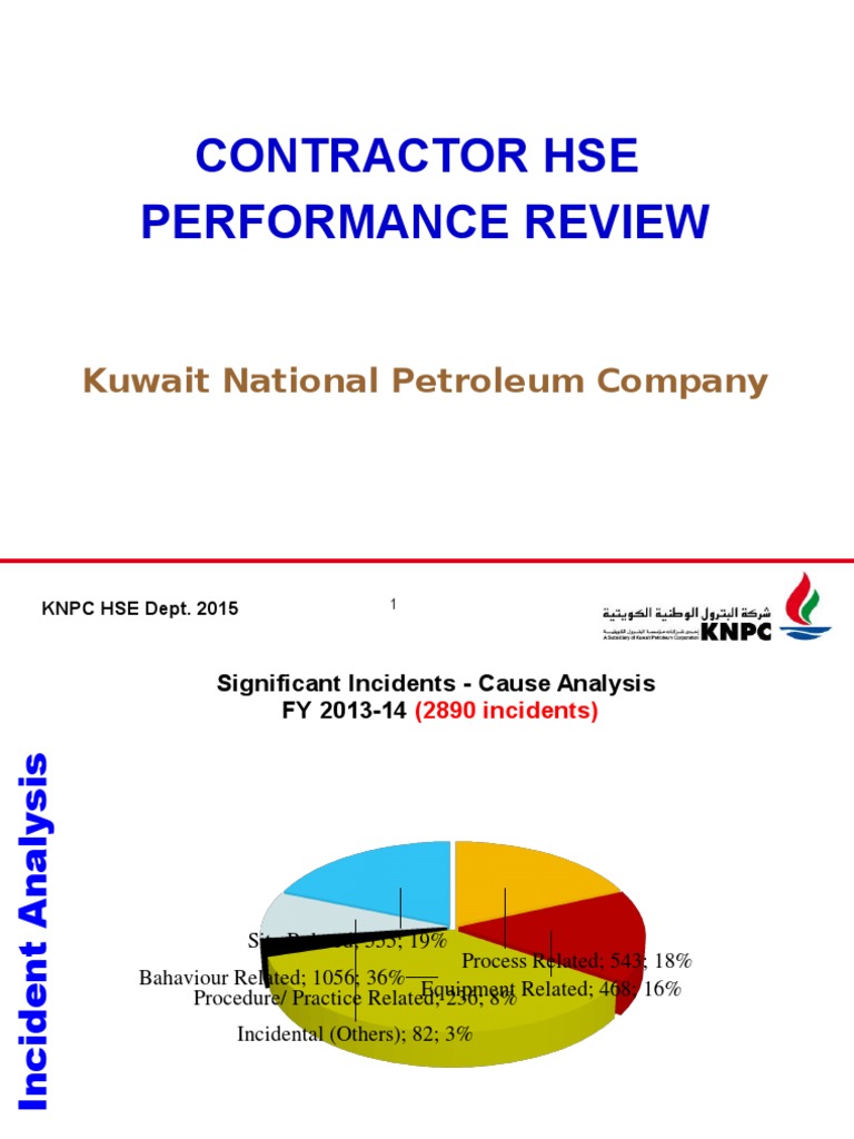 Contractor HSE Performance | PDF | Technology & Engineering