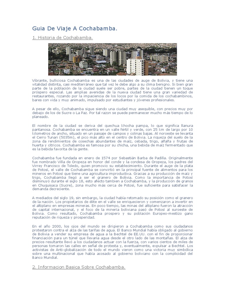 Guia de Turismo Cocha | PDF