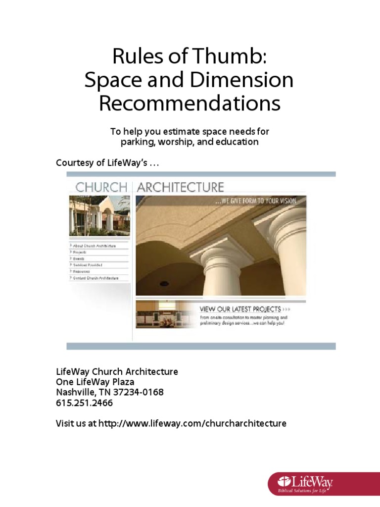 Rule of Yhumb Church Design Guidelines PDF | PDF