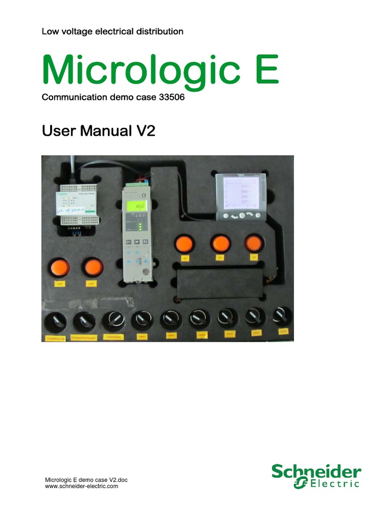 Micrologic E Demo Case V2 | Internet Protocols | Computer Network