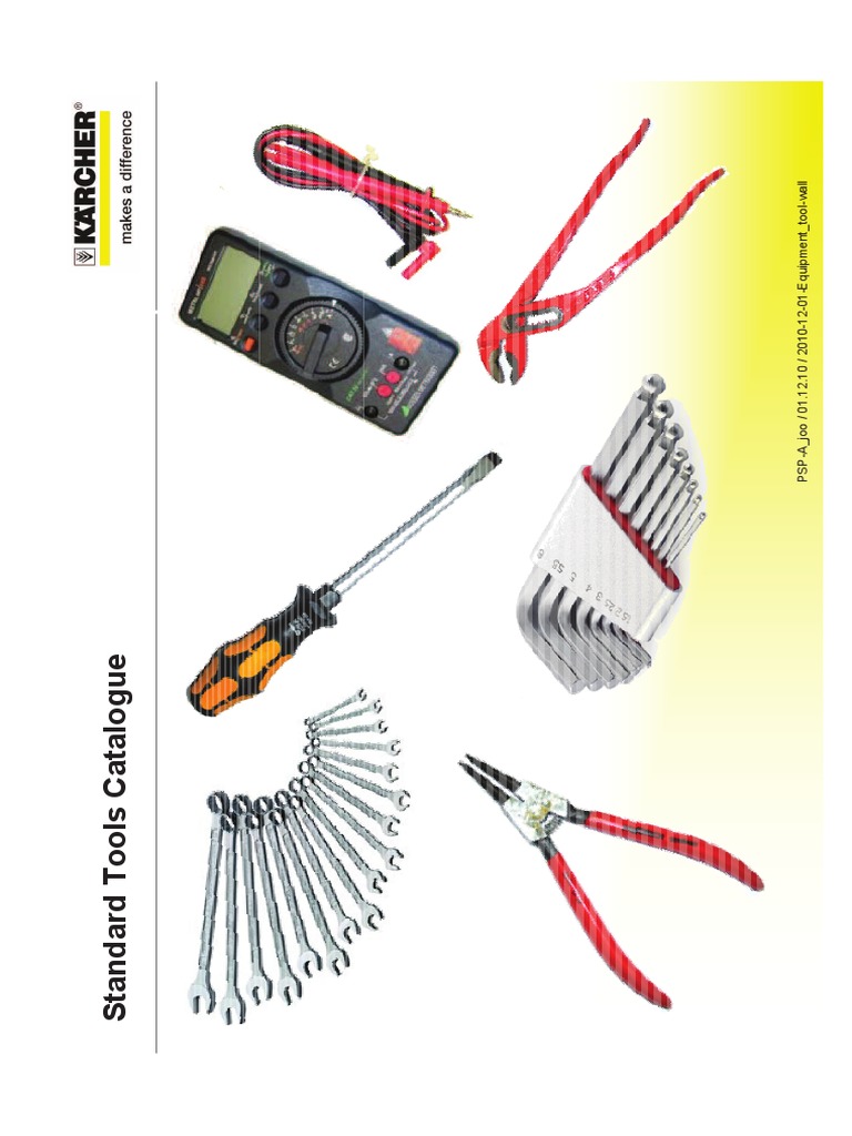 Standard Tools Catalogue Overview | PDF | Business