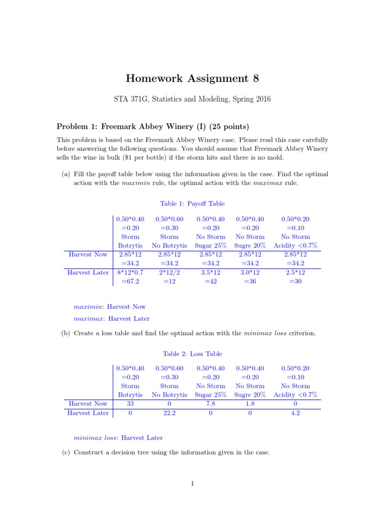 Homework 8 Solutions | PDF | Probability Theory | Scientific Theories