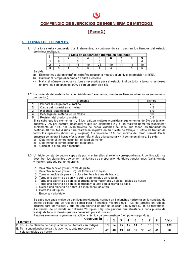 Compendio de Ejercicios 2016 - Parte 3 | PDF | Panes | Muestreo (Estadísticas)