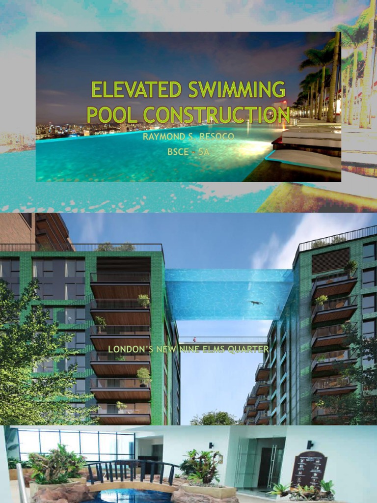 Elevated Swimming Pool Construction, | Building | Engineering