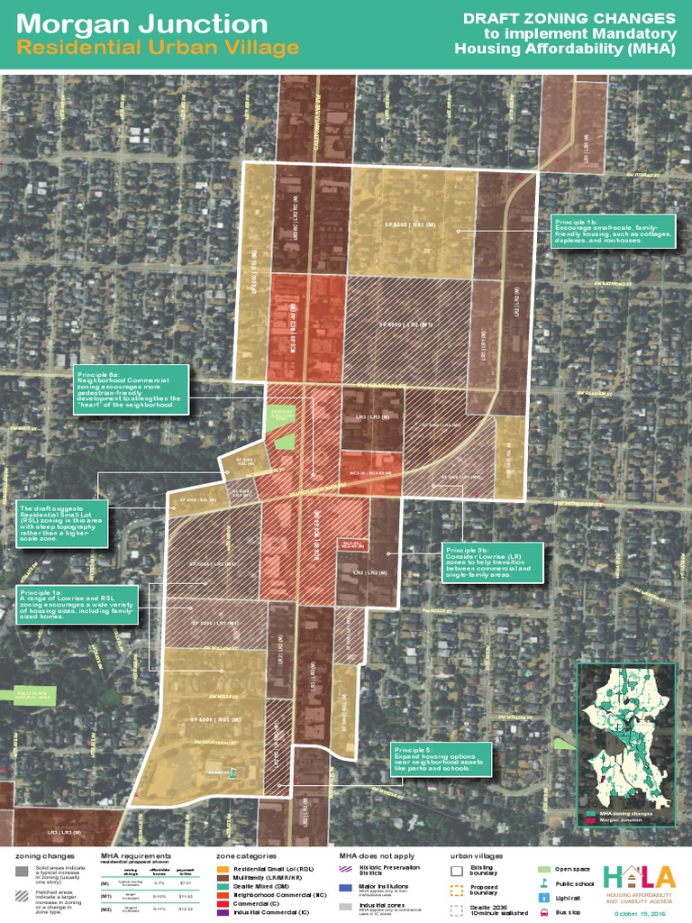 MHA Draft Zoning Changes Morgan Junction | PDF | Zoning | Urban