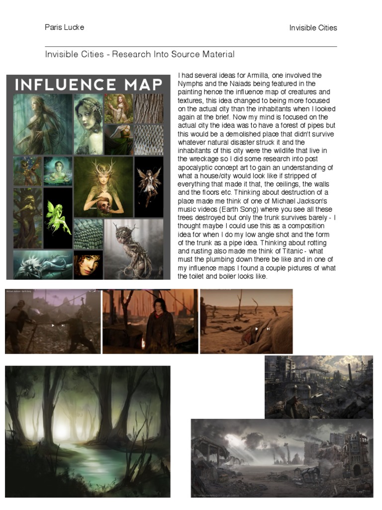 Invisible Cities Research Document | PDF | Paintings | Nature