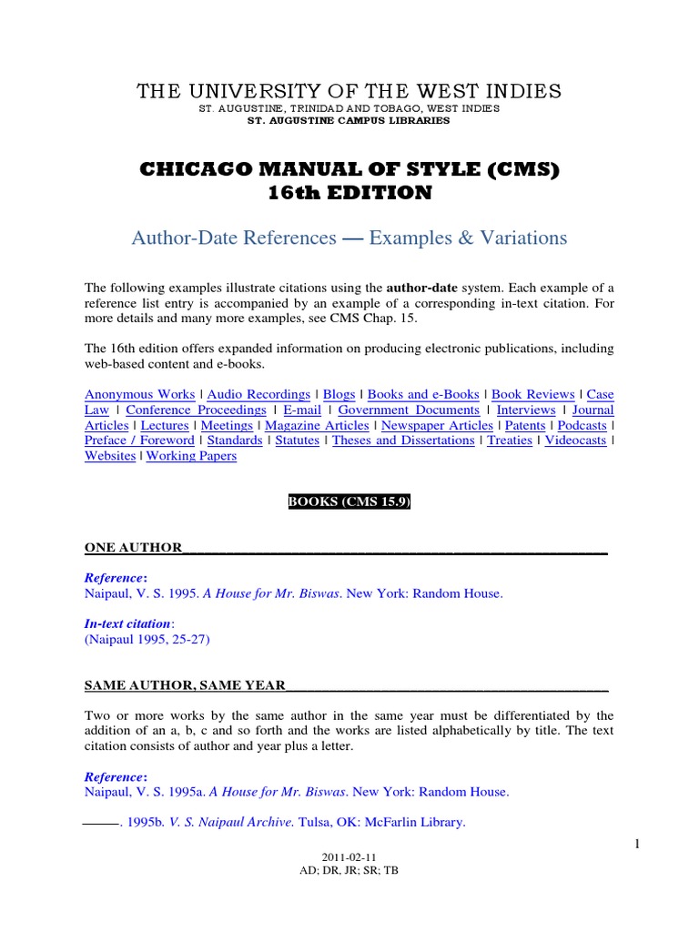 Chicago Style-16th Edition PDF | PDF | Thesis | Citation