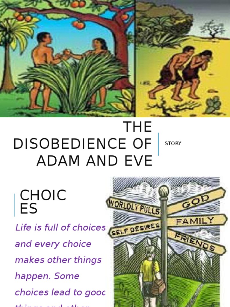 Disobedience | PDF | Adam And Eve | Bible