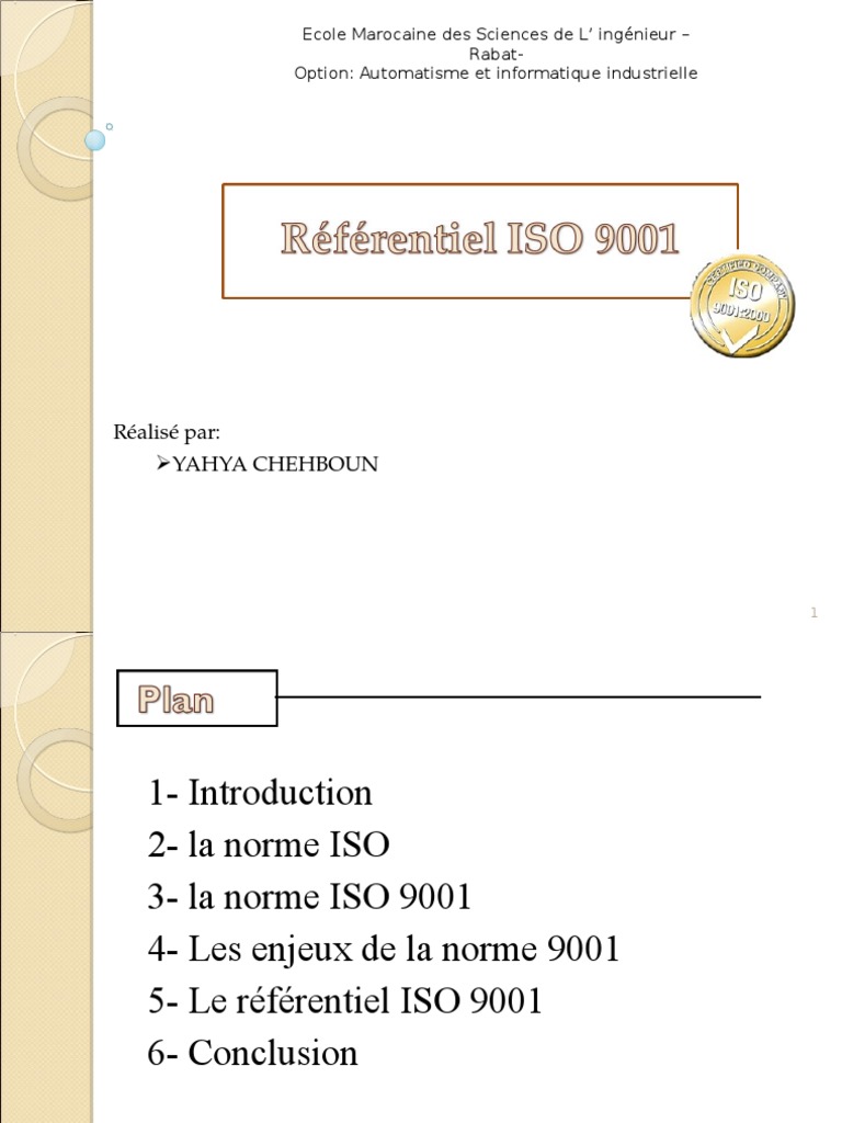 Iso 9001 | PDF | Management de la qualité | Organisation internationale de normalisation