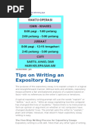 Write An Exposition or Discussion On A Familiar Issue TO Include KEY ...