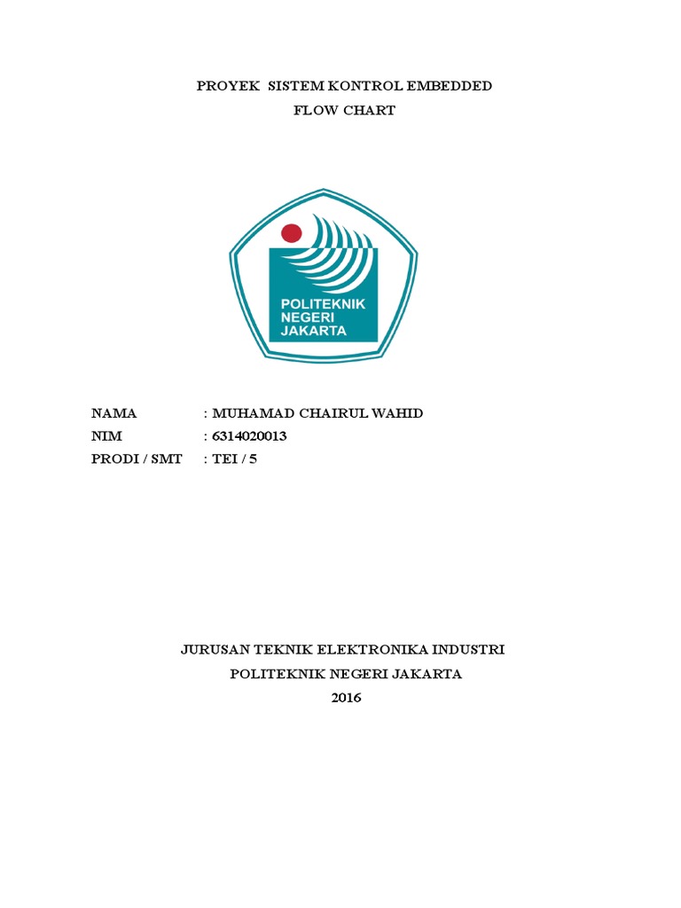 Proyek Sistem Kontrol Embedded Flow Chart | PDF