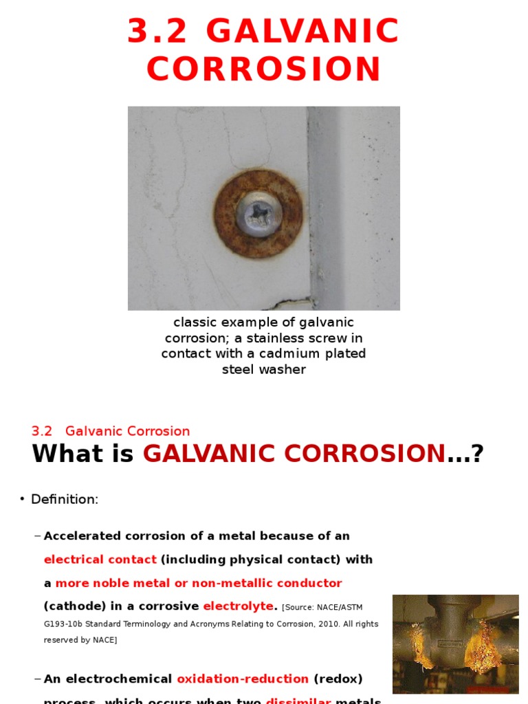 Galvanic Corrosion Mechanism Factors Prevention | PDF | Corrosion | Anode