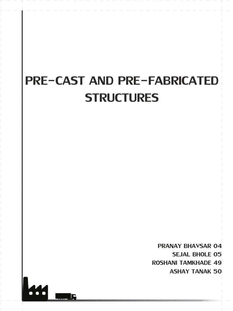 Precast and Prefab PDF | PDF | Precast Concrete | Prestressed Concrete