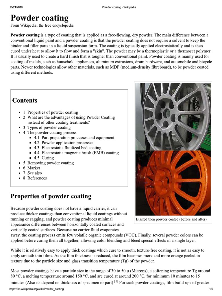 Powder Coating | PDF