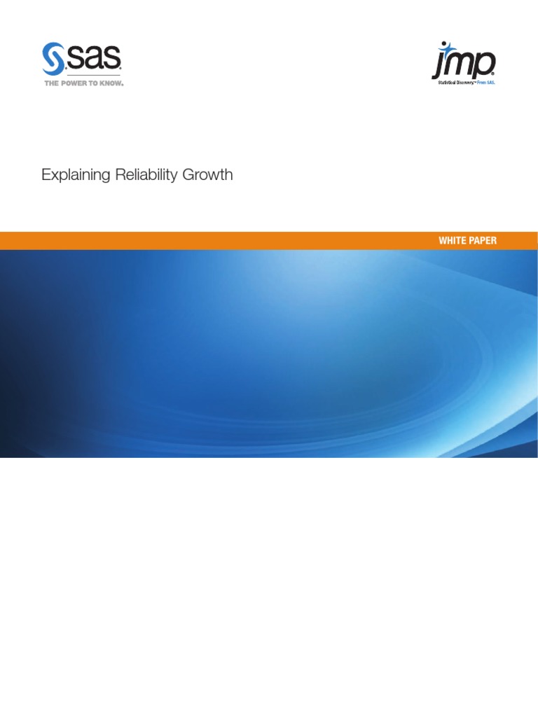 Explaining Reliability Growth: White Paper | PDF | Reliability ...