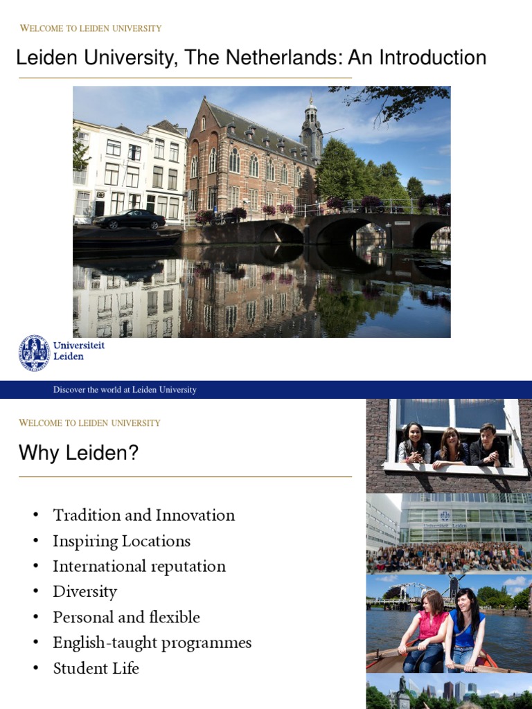 2016-2017 Leiden University Presentation Webinar | PDF | Academic ...