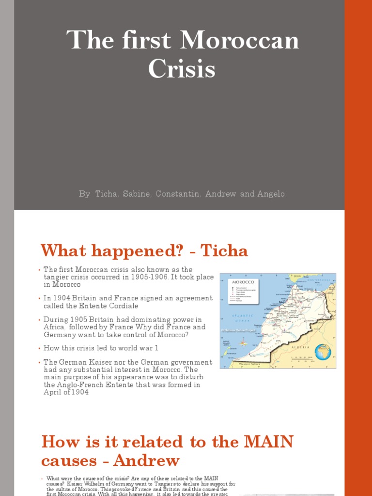 First Moroccan Crises | PDF | Warfare Of The Industrial Era ...