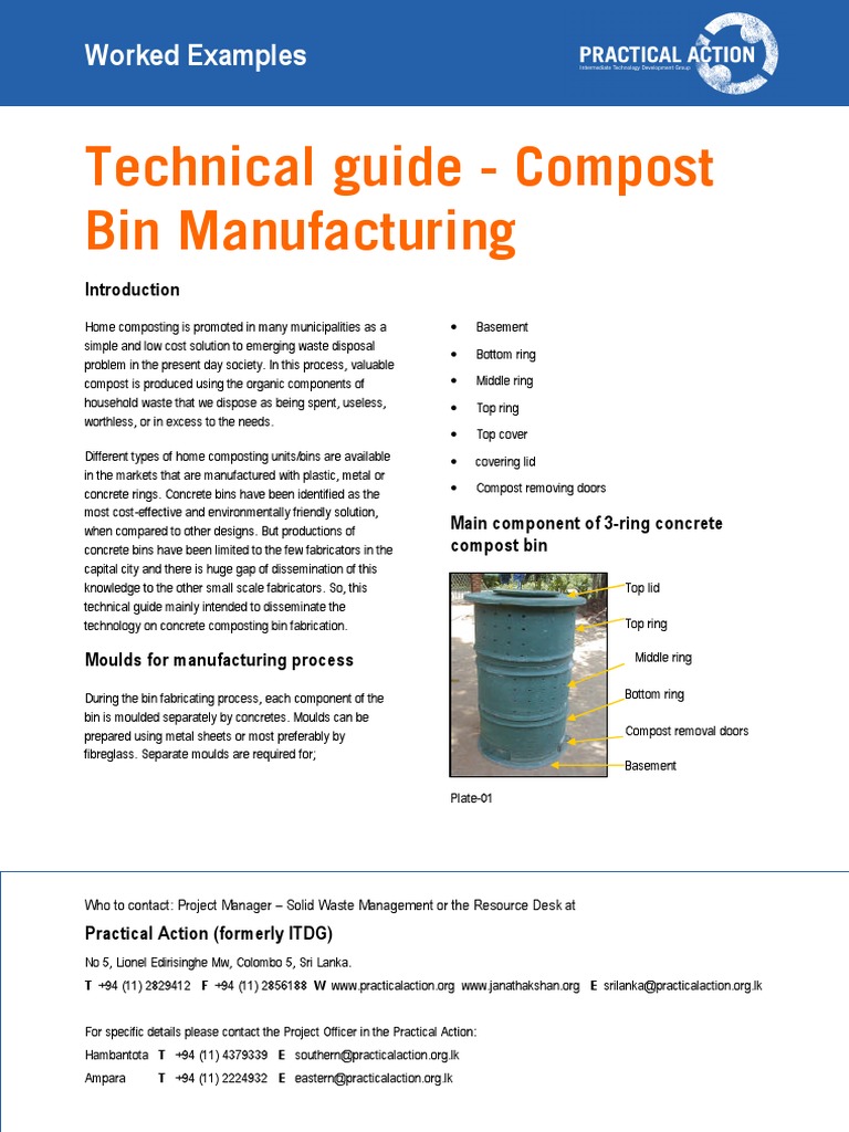 Step-by-Step Instructions for Manufacturing Concrete Compost Bins Using ...
