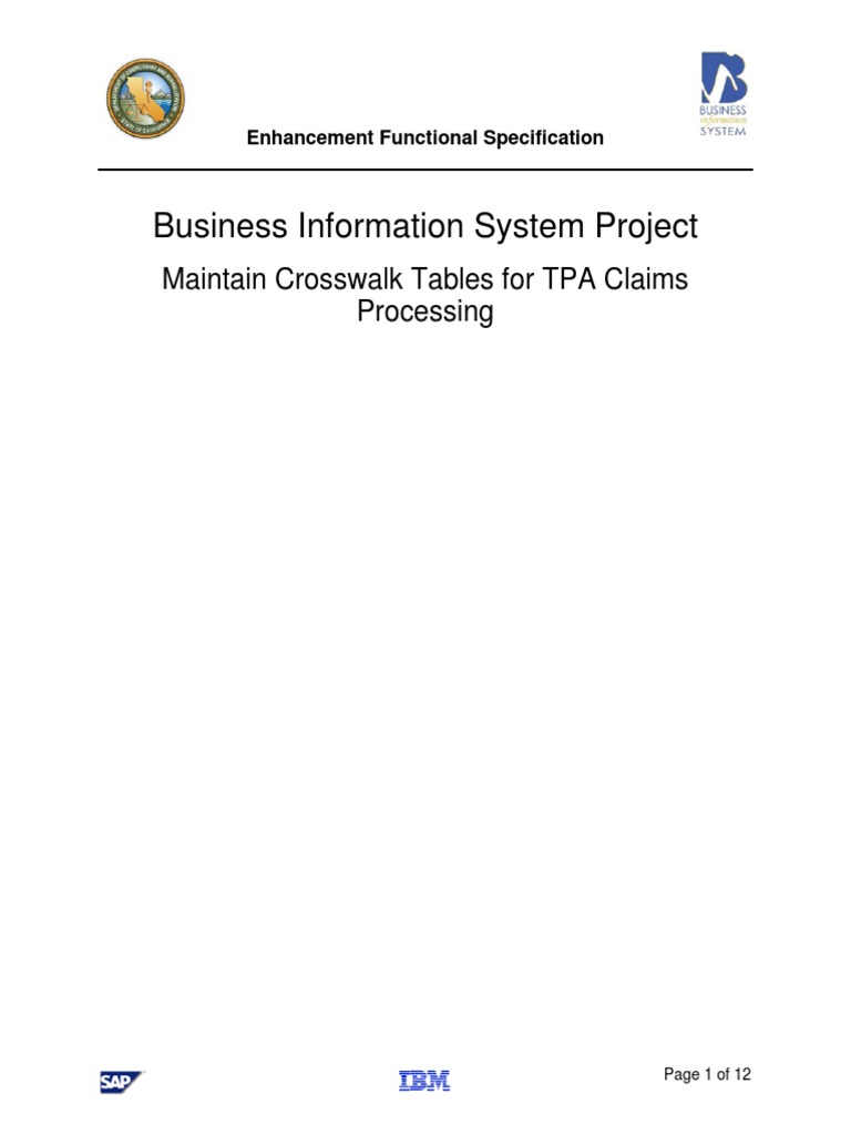 Enhancement Table Template | PDF | Business Process | Specification ...