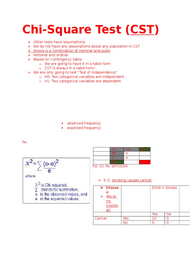 Chi Square | PDF | Chi Squared Test | Applied Mathematics
