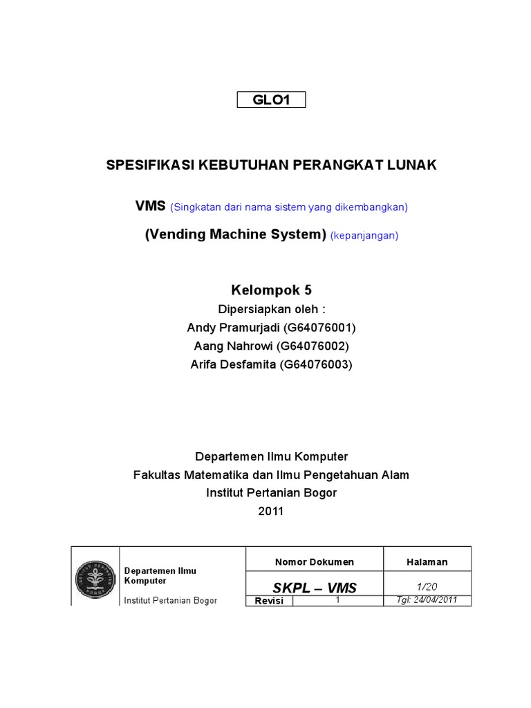 9307 03. Contoh SKPL VMS | PDF