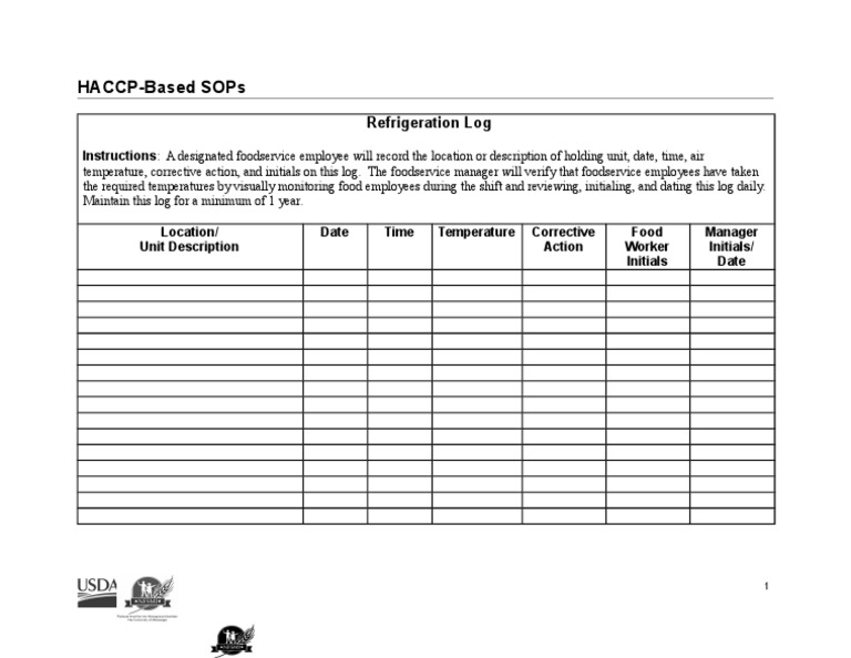 Refrigeration Log | PDF