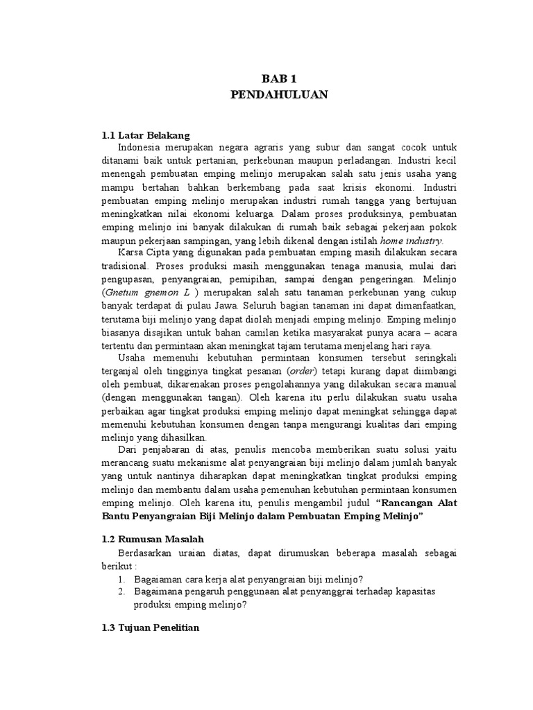 Bismillah Proposal PKM T | PDF | Griya & Taman | Kesehatan Holistik