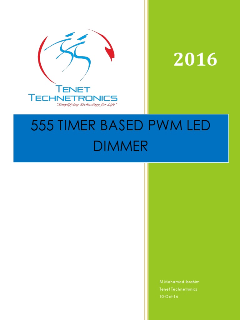 PWM Led Dimmer | PDF | Electronic Design | Semiconductors