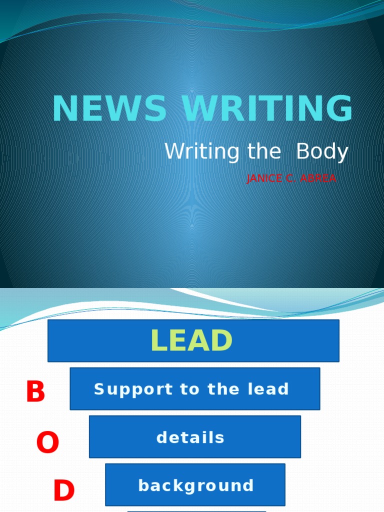 News Writing The Body | PDF | Ellipsis | Quotation Mark