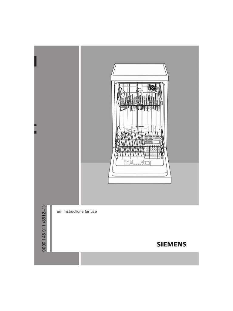 Dishwasher User Instructions Guide | PDF | Cooking, Food & Wine
