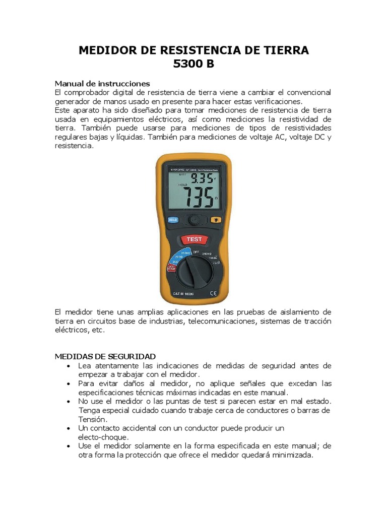 ST5300B | PDF | Resistencia Eléctrica y Conductancia | voltaje