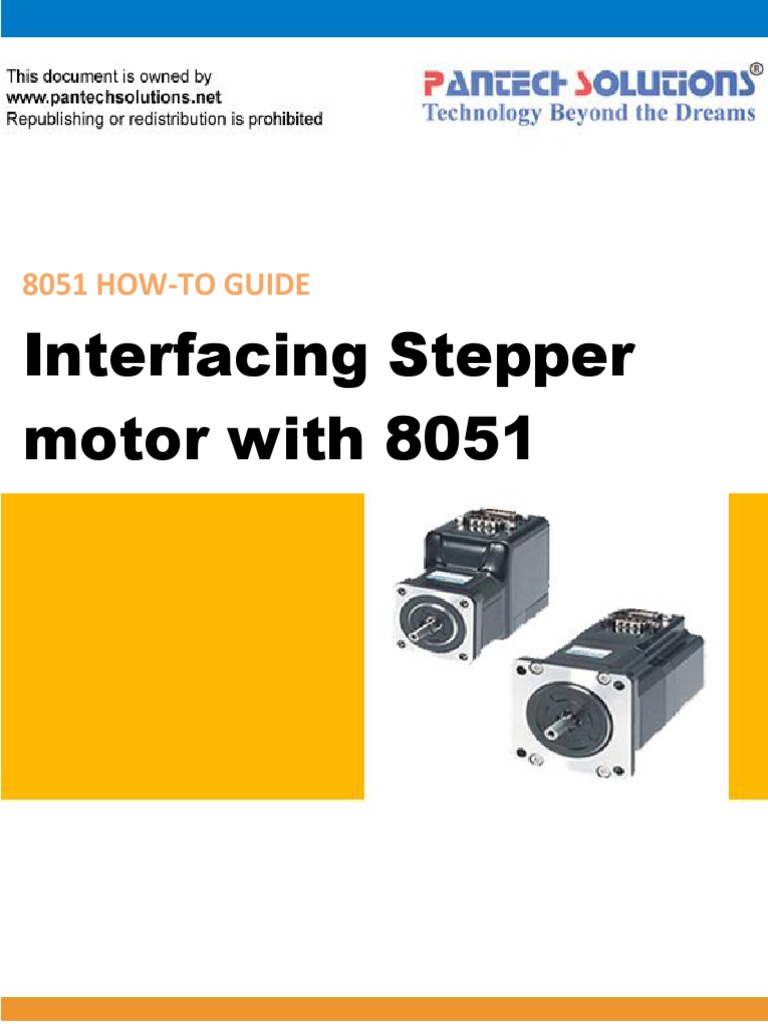 Interfacing Stepper Motor With 8051 | PDF | Microcontroller ...