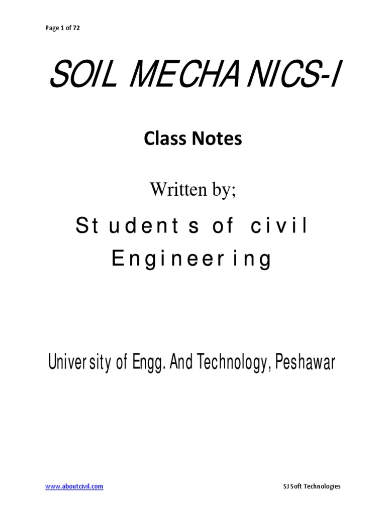 Soil Mechanics 1 Low | PDF | Nature