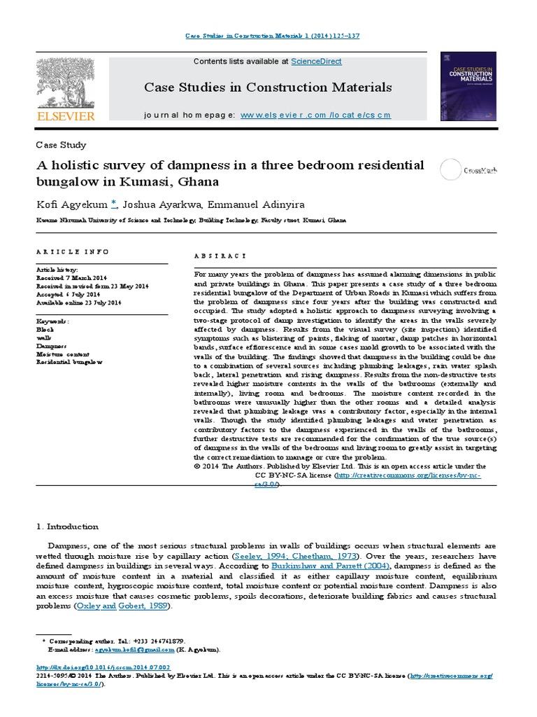 Case Studies in Construction Materials | PDF