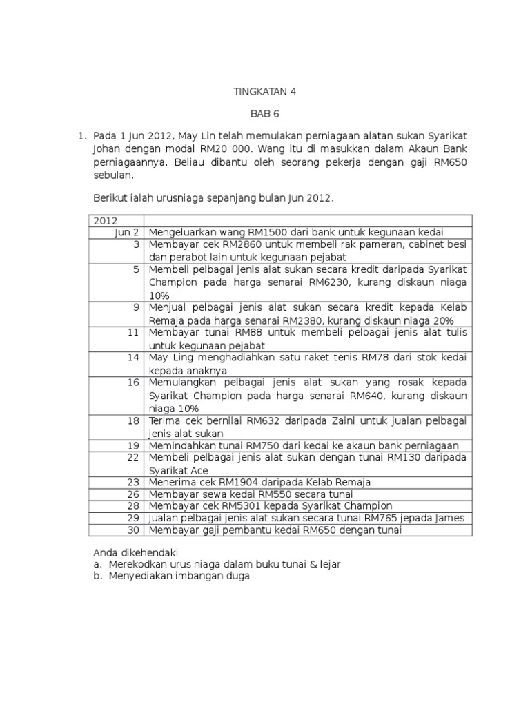 Latihan Bab 6 Ting 4 Pdf