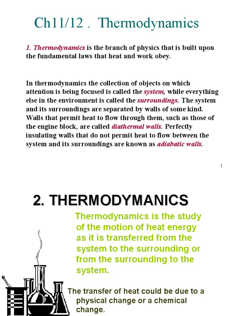 AP Physics Heat and Thermodynamics Chapter 11 and 12 | Heat | Temperature
