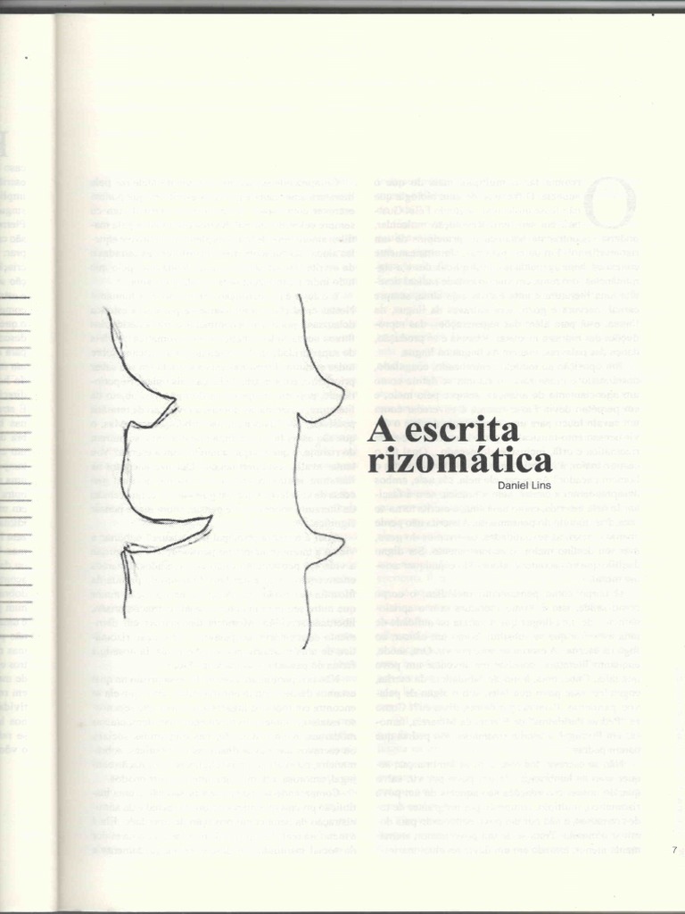 Daniel Lins A Escrita Rizomatica PDF | PDF