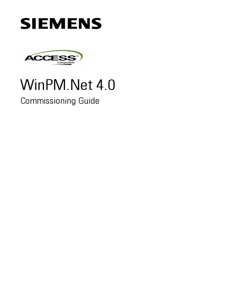 WinPM Net Commissioning Guide | PDF | Port (Computer Networking ...