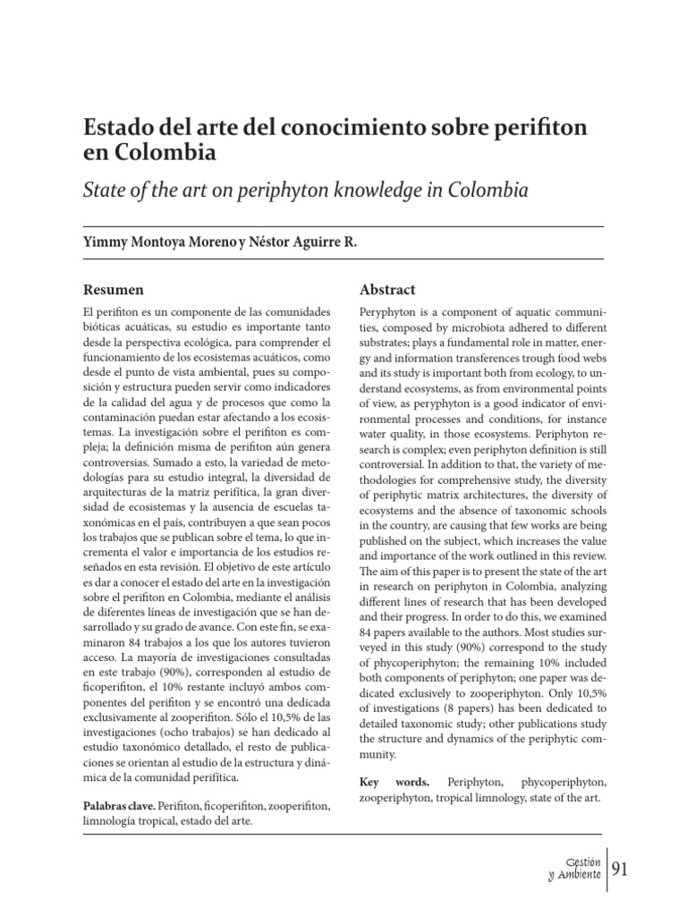 Todo Sobre El Perifiton PDF | PDF | Biopelícula | Aluminio