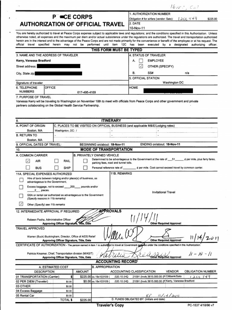 Fy12 | PDF | Per Diem | Transportation Security Administration