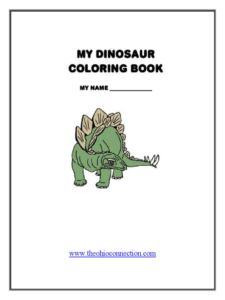 My Dinosaur Coloring Book PDF | PDF