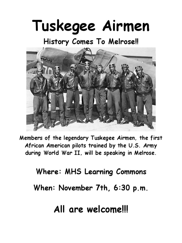 Tuskegee Airmen Poster | PDF
