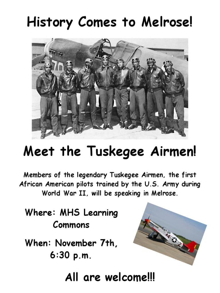 Tuskegee Airmen Event in Melrose | PDF | Classics