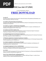 Ieee C57.13.1-2017 | PDF