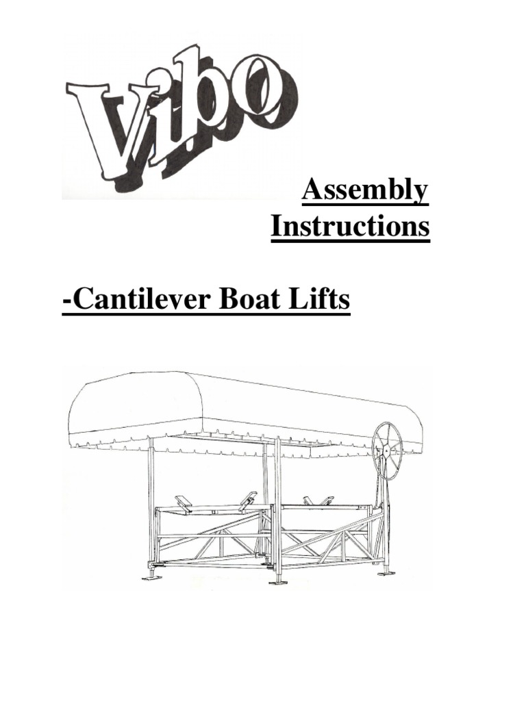 Vibo Cantilever Lift Assembly | PDF | Screw | Elevator