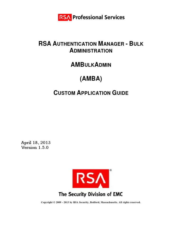 AMBA User Guide Build 107 | PDF | Comma Separated Values | Command Line Interface