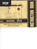 Huskystar 219 224 Manual en | PDF | Sewing Machine | Seam (Sewing)