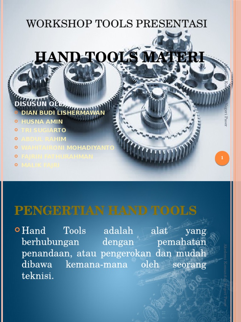 Panduan Lengkap Alat Hand Tools | PDF