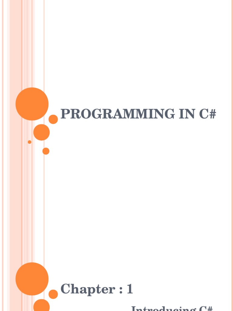 Programming In C Pdf C Sharp Programming Language C 6321