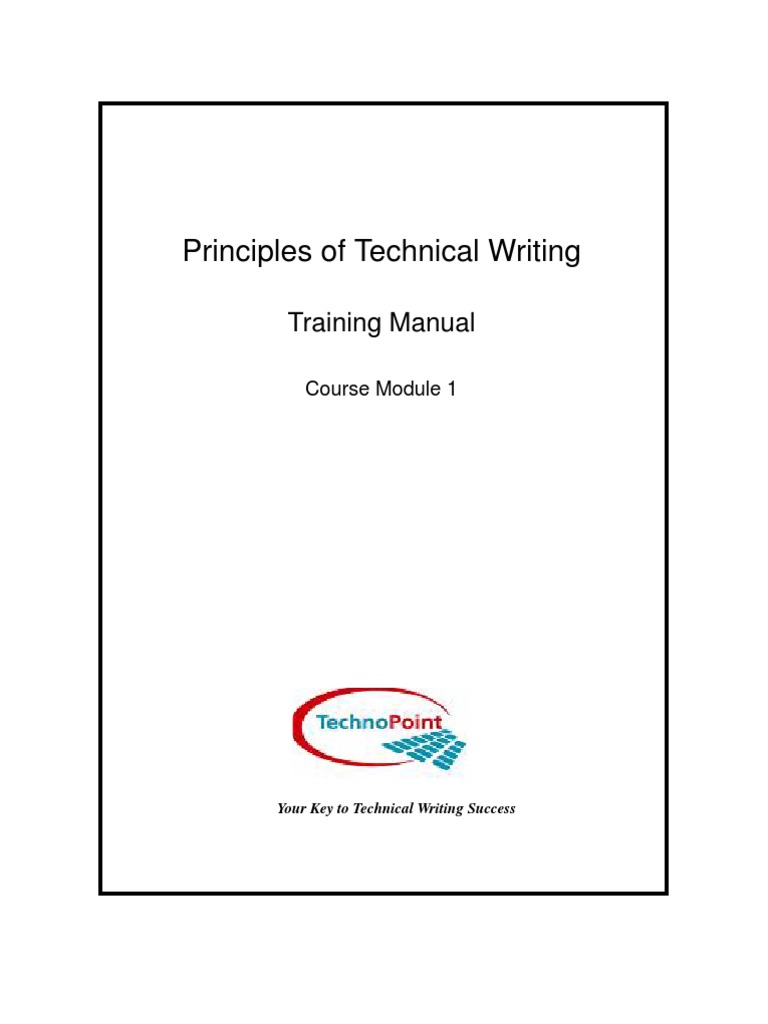 Technical Writing Manual | PDF | Documentation | Technical Communication